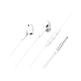 Force Play - Kit main libre - écouteur filaire avec micro - blanc Pas ...