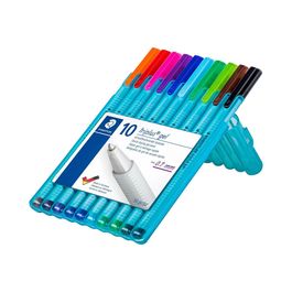 Staedtler Triplus Gel 462 - Pack de 10 rollers - pointe conique ...