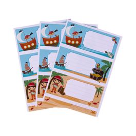 Apli Pirates - 9 Étiquettes scolaires - 80 x 34 mm Pas Cher | Bureau Vallée