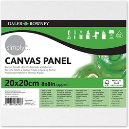 Daler-Rowney Simply - Carton entoilé - 20 x 20 cm Pas Cher | Bureau Vallée