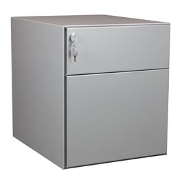 Caisson mobile métallique monobloc – 2 tiroirs - silver Pas Cher ...