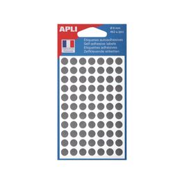 Apli Agipa - 462 Pastilles adhésives - gris - diamètre 8 mm - réf ...