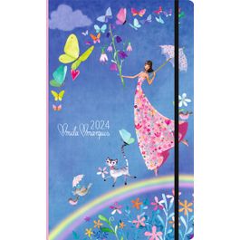 Agenda Mila Marquis arc-en-ciel - 1 semaine sur 2 pages - 13 x 21 cm ...