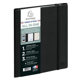 Agenda de bureau Kaa All in One Visuel Horizons 20S spiralé - 1 semaine sur 2 pages - Carnet de ...