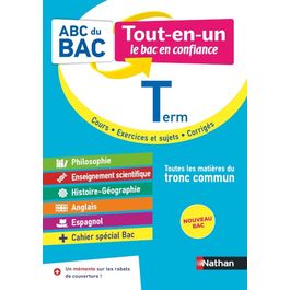 ABC du BAC - Tout-en-un Contrôle continu - Terminale Pas Cher | Bureau ...