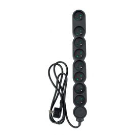 zenitech - Multiprise 8 prises avec interrupteur - noir - 1,5 m Pas ...