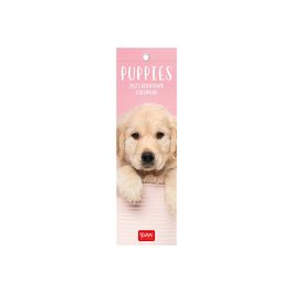 Calendrier marque page Chiots - 55 x 18 cm - Legami Pas Cher | Bureau ...