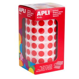 APLI kids - Gommettes rondes - 1,05 cm de diamètre - rouges Pas Cher ...