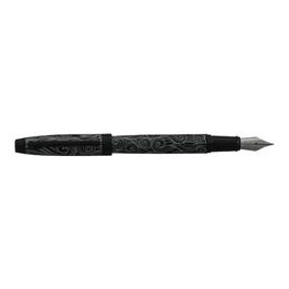 Enzo Varini Taormina Carena - Mini stylo plume - acier blanc motif gris ...
