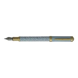 Enzo Varini Palazzo Maiolica - Stylo plume - acier bleu et doré Pas ...