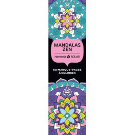 MANDALAS ZEN - 60 MARQUE-PAGES A COLORIER Pas Cher | Bureau Vallée