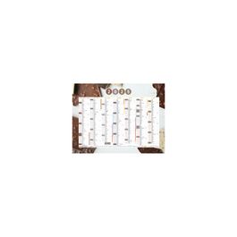 Calendrier rembordé 26,5x21 cm - 1 décor Sweet - Hamelin Pas Cher ...