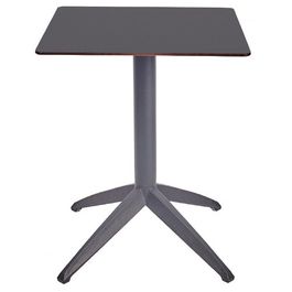Table QUATRO abattante 60 x 60 cm - Ezpeleta - Anthracite Pas Cher ...