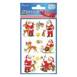 Avery - 15 stickers en sachet - 160x83x1 - père noël et les animaux Pas ...