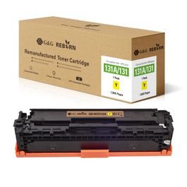 Cartouche laser compatible Canon 731 - jaune - G&G Pas Cher | Bureau Vallée
