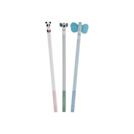 Legami - 3 crayons animaux Pas Cher | Bureau Vallée