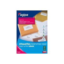 Apli Agipa - 1800 Étiquettes adhésives blanches multi-usages ...