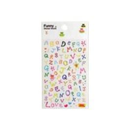 Oberthur Funny Sticker World - Stickers - lettres Pas Cher | Bureau Vallée