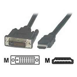 MCL Samar - câble HDMI (M) vers DVI-D (M) - 3 m Pas Cher | Bureau Vallée