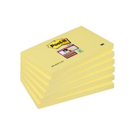 Post-it - 6 Blocs notes Super Sticky - jaune - 76 x 127 mm Pas Cher ...