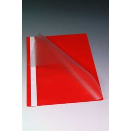 Farde à devis A4 couverture transparent en PP - rouge Pas Cher | Bureau ...