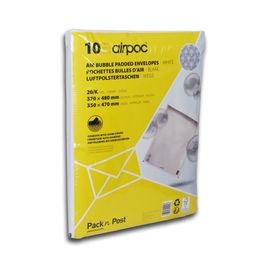 GPV Pack'n Post - 10 Pochettes bulles - 370 x 480 mm - bande de ...
