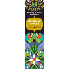 60 Marque-pages à colorier - Mandalas nature Pas Cher | Bureau Vallée
