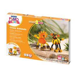 FIMO kids create&play Crazy Animals Lion & Tiger - kit de pâte à ...