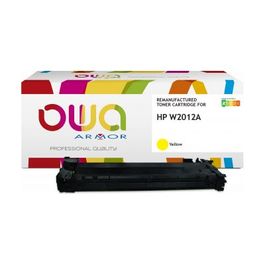 Cartouche laser compatible HP W2012A - Jaune - OWA Pas Cher | Bureau Vallée