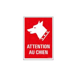 Pickup - Plaque de signalisation - 230 x 330 mm - attention au chien ...