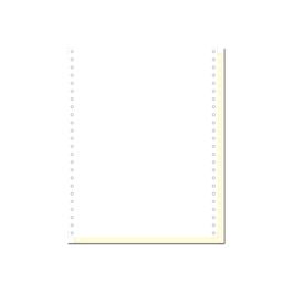 Exacompta - Papier listing blanc/jaune - 1000 feuilles 240 mm x 12 ...
