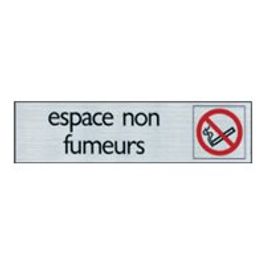 Pickup - Plaque de signalisation - 165 x 44 mm - espace non fumeur