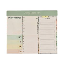 Legami - Notes repositionnables différents formats - motif map