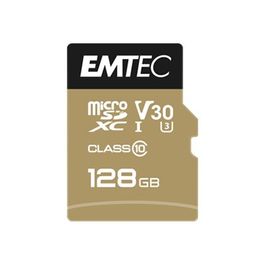 Emtec SpeedIN' PRO - carte mémoire 128 Go - Class 10 - micro SDXC - UHS ...