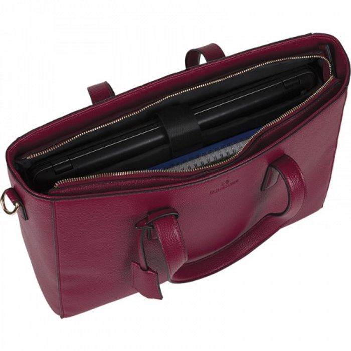 Oberthur Lady Bradford - Sac cabas pour ordinateur 15,6" - framboise ...