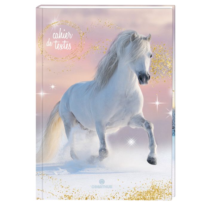 Cahier de texte Cheval - 15 x 21 cm - Oberthur Pas Cher | Bureau Vallée