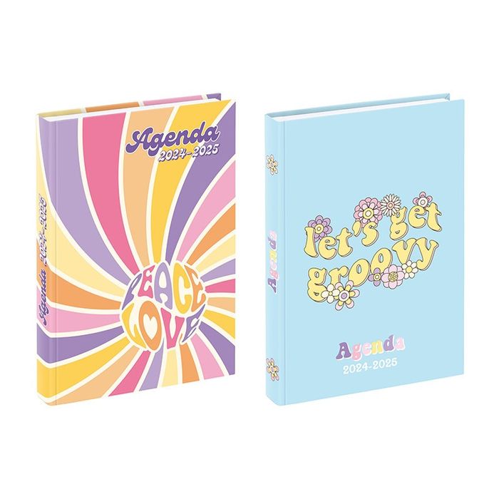 Agenda Groovy - 1 jour par page - 11 x 17 cm - différents modèles ...