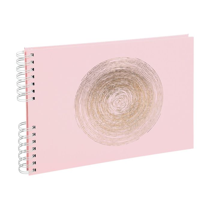 Exacompta Ellipse - Album photos à spirale 32 x 22 cm - 50 pages - rose ...