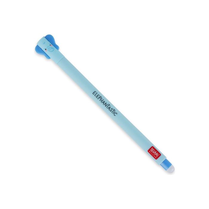 Legami - Stylo effaçable - éléphant - bleu Pas Cher | Bureau Vallée