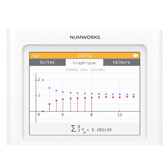 Calculatrice Graphique NumWorks - Edition Python - blanche Pas Cher ...