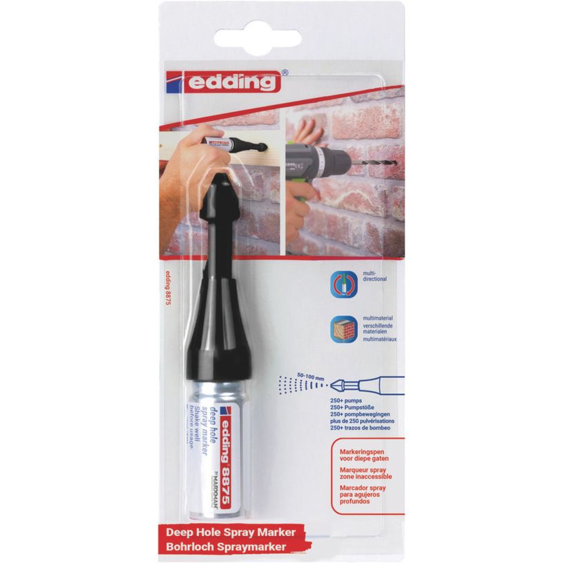 Edding - Marqueur Spray Zones Inaccessibles en Aluminium e-8875 Vert ...