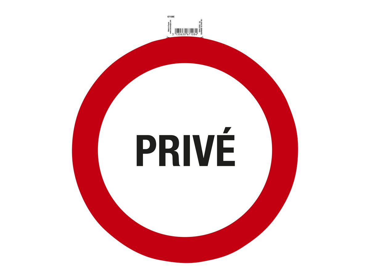 Goedkoop Exacompta teken - privé - privé - 300 mm (diameter) - vinyl | Bureau Vallée