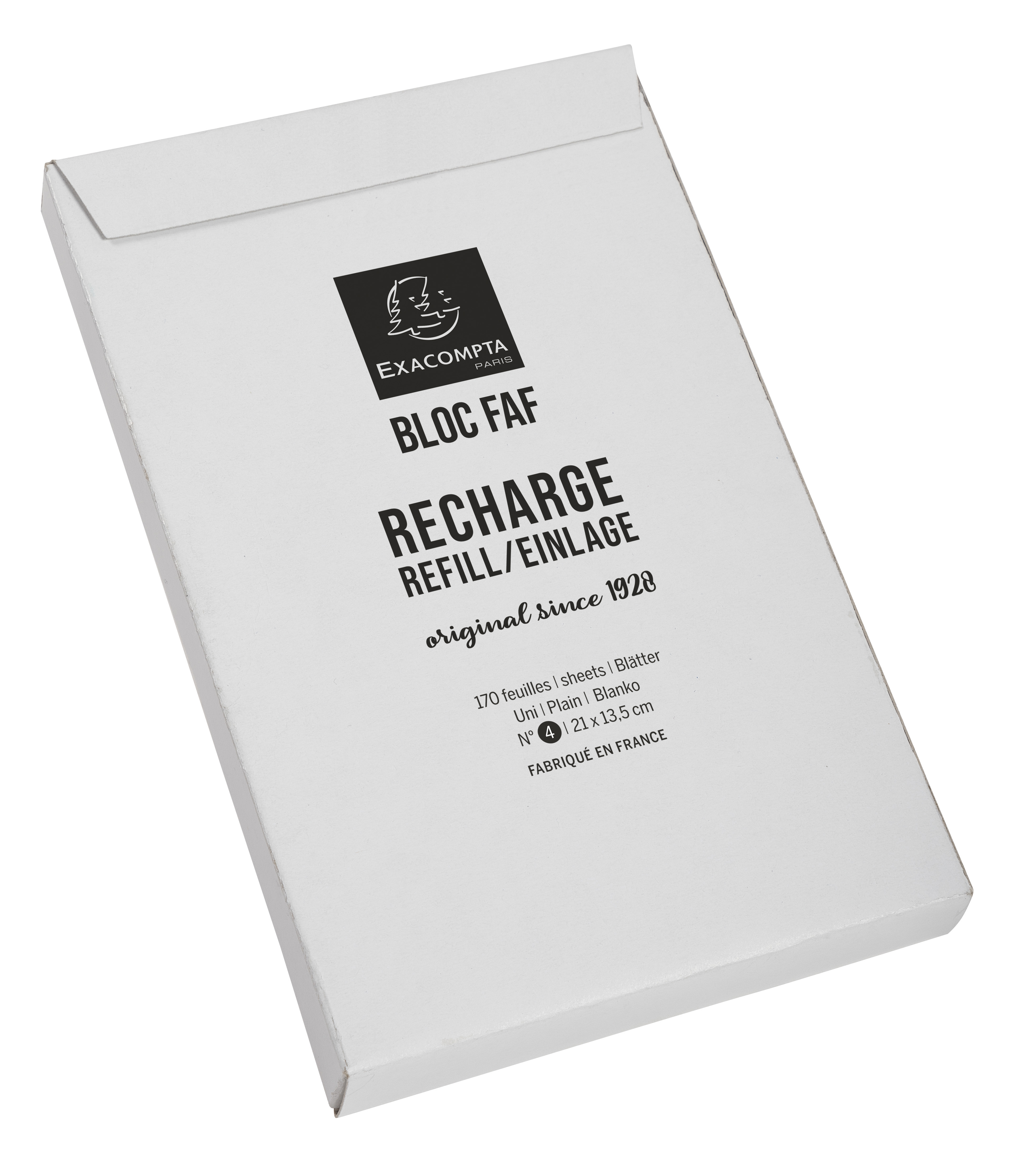 Exacompta L'Esprit Paris FAF N°4 - Recharge pour bloc FAF - 21 x 13,5 ...