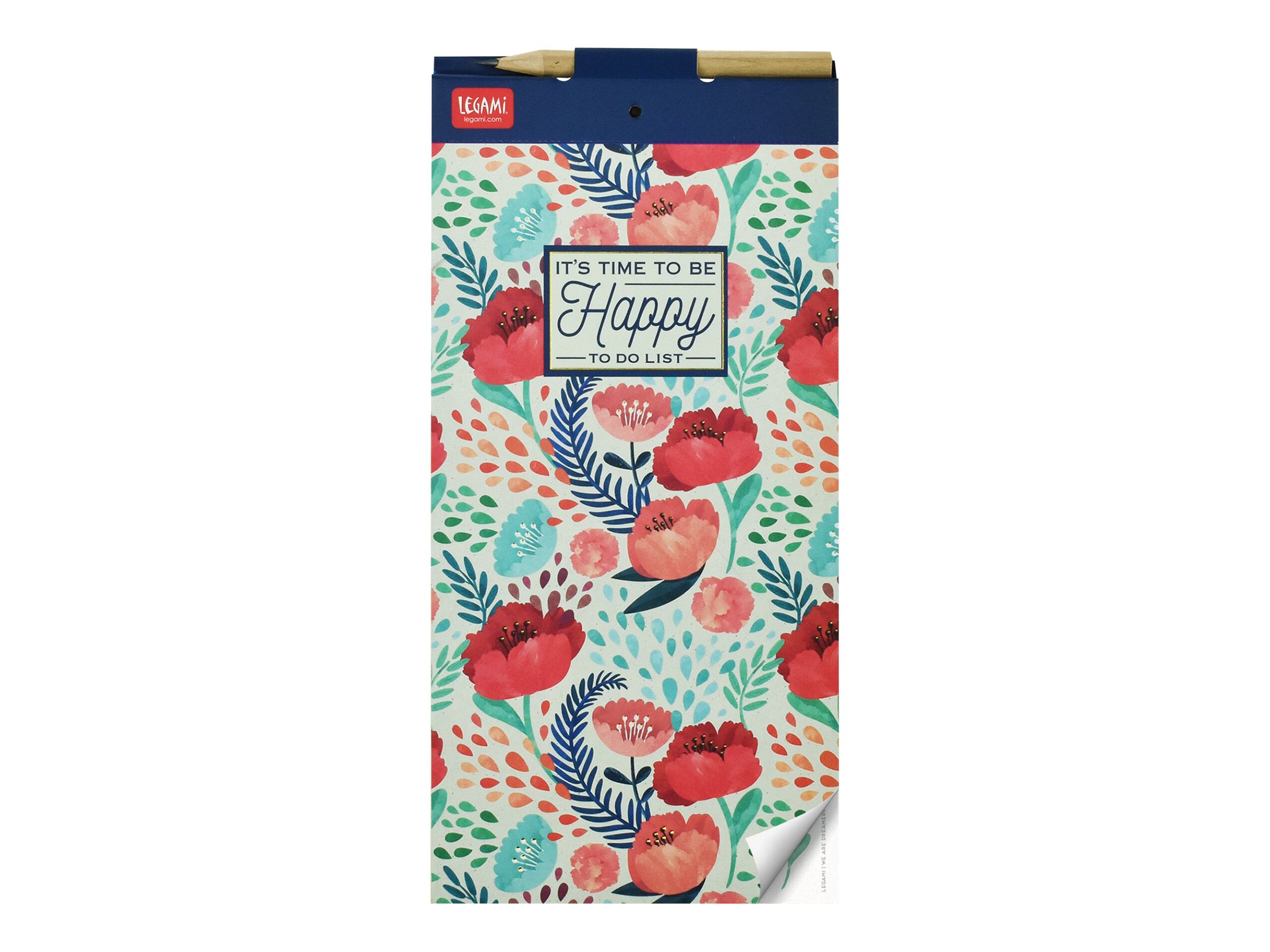 Legami - Bloc-notes Cube magnétique - motif fleurs Pas Cher | Bureau Vallée