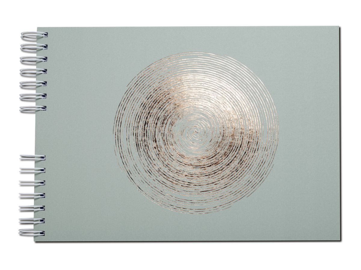 Exacompta Ellipse - Album photos à spirale 32 x 22 cm - 50 pages - vert ...