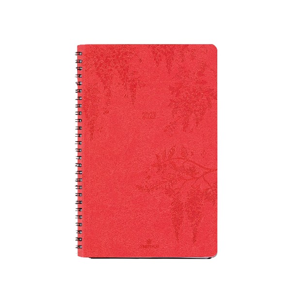 Agenda Primrose - 1 semaine sur 2 pages - 10 x 15 cm - corail ...
