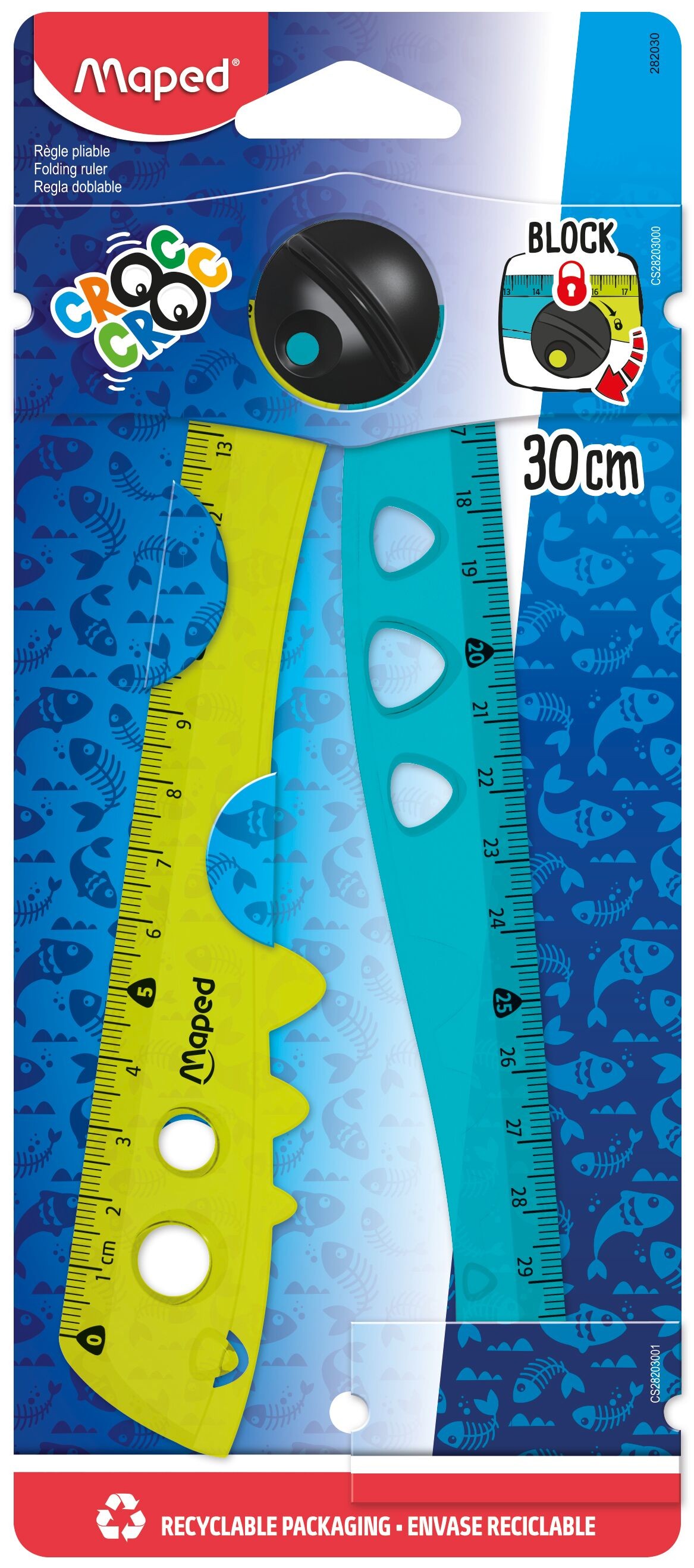 Maped Croc Croc - Règle pliable - 15 cm - disponible dans différentes ...