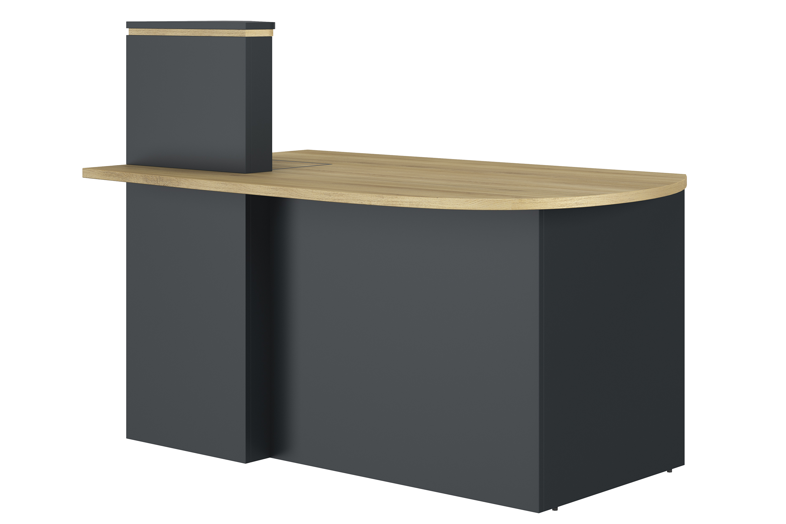 Comptoir d'accueil droite ZOOM - chêne bocage