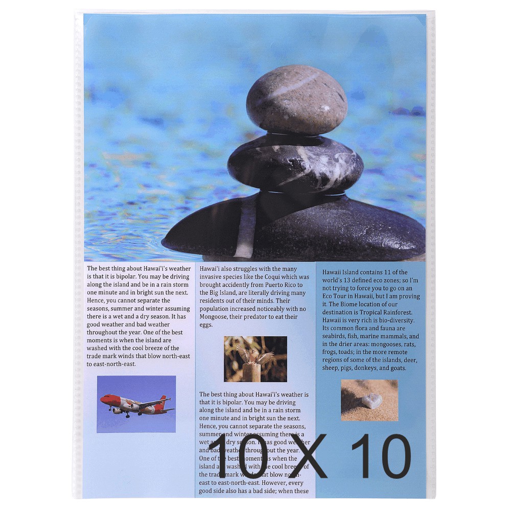 Exacompta - 10 Packs de 10 étuis simples A4 - 12/100 - cristal Pas Cher ...