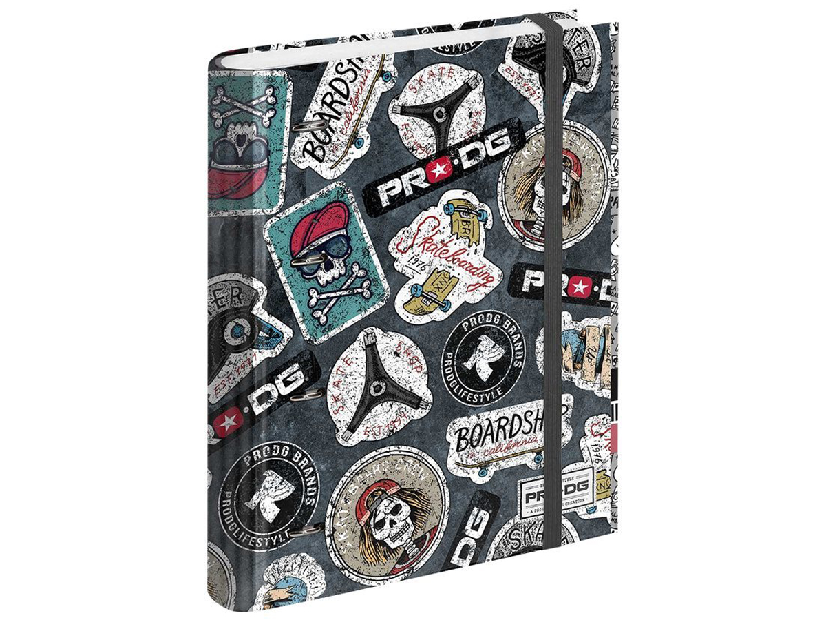 PRO-DG Stickers - Classeur à anneaux avec élastique - A4 - 50 feuilles ...